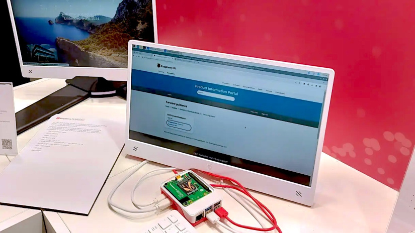 Raspberry Pi Unveils Its Latest 1080p Display at Embedded World 2024