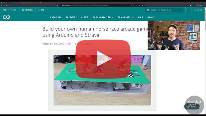 Bring the Thrills of the Horse Race Arcade to Life with Arduino and Strava