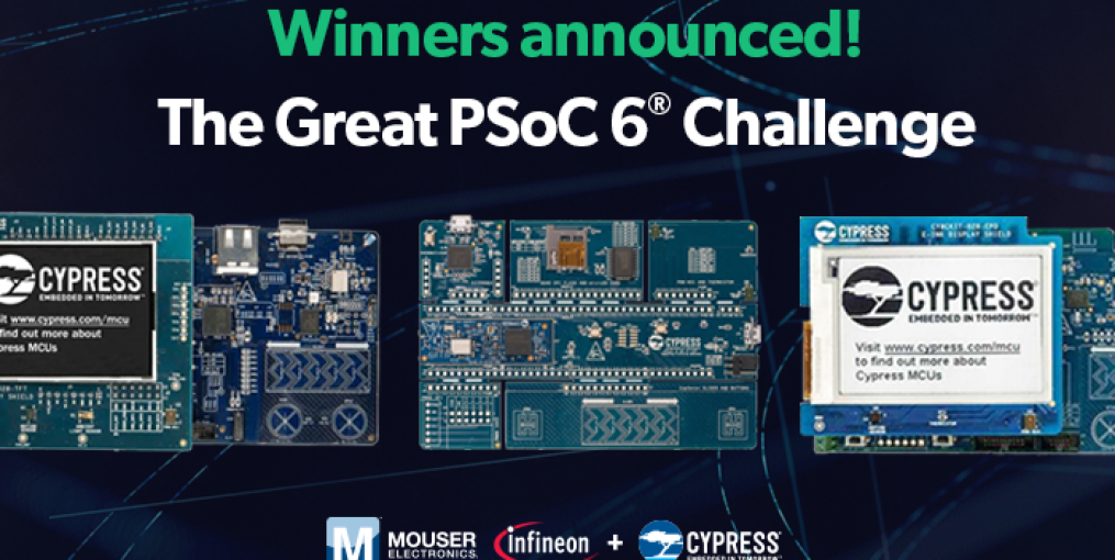 The Great PSoC 6 Design Challenge Winners Announced!