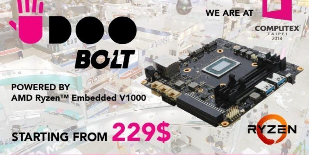 UDOO BOLT: A UDOO AMD-powered Maker Board