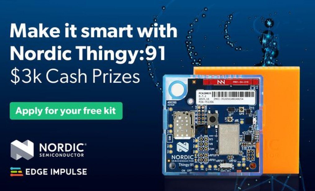The Make it Smart with Nordic Thingy:91 Contest launches today!
