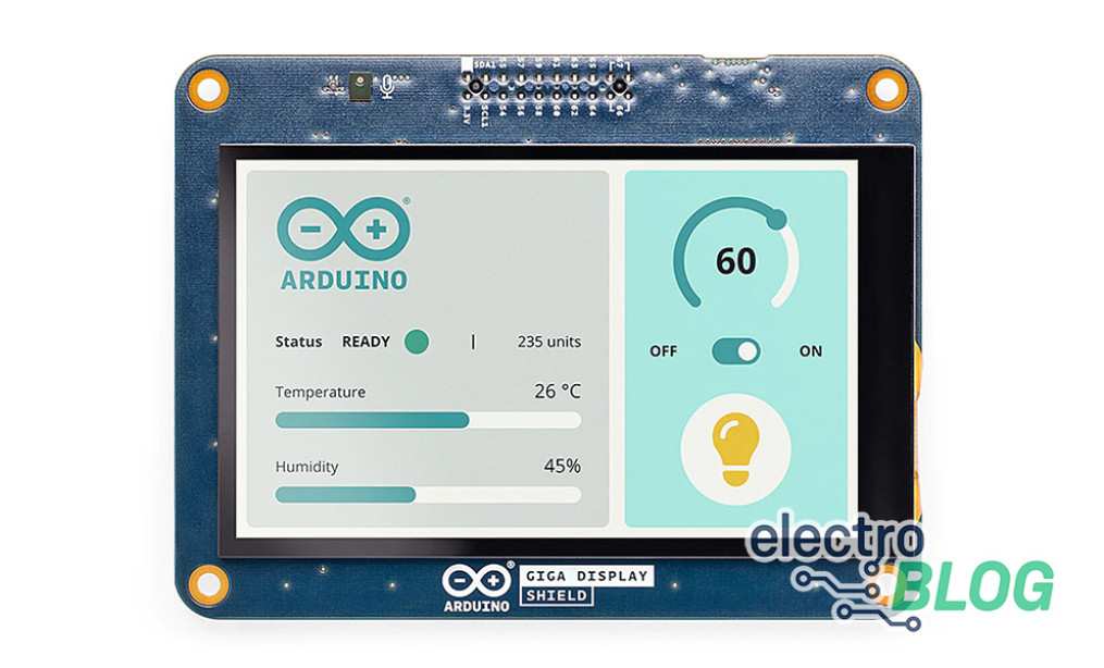 The Arduino GIGA Display Shield has been announced!
