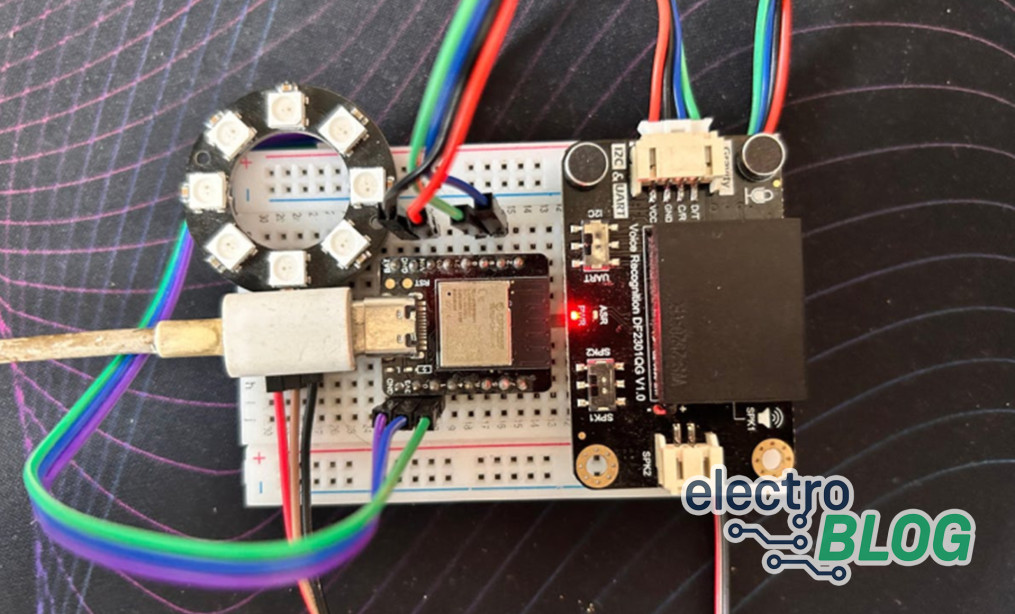 Control NeoPixels with Offline Voice Commands Using ESP32