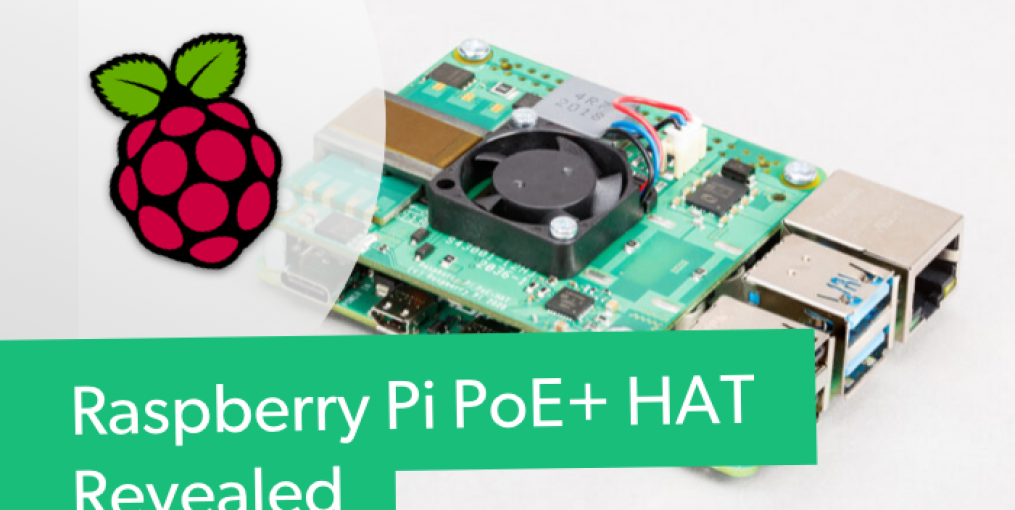 Raspberry Pi PoE+ HAT Announced