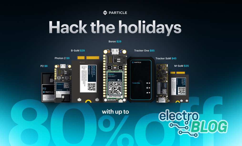 Particle’s IoT Holiday Sale: Grab a bargain!