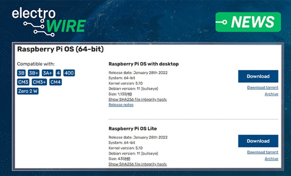 The 64-Bit Raspberry Pi OS Has Officially Landed!