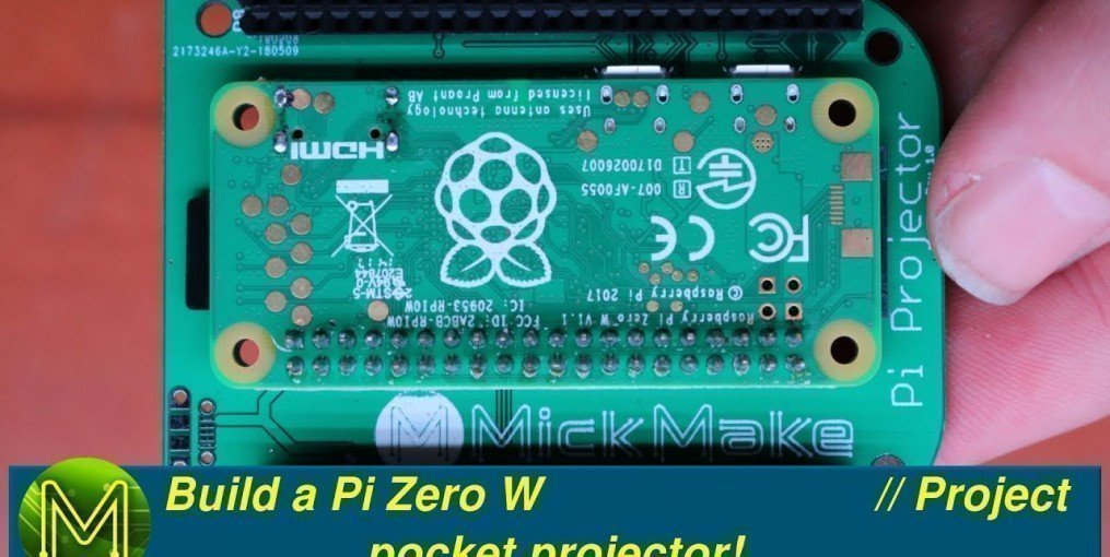 Make Your Own Portable Pocket Sized Pi Zero-Powered Projector