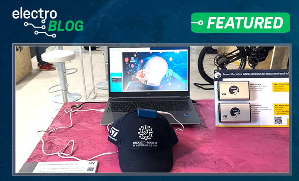 ST's Head Tracking Cap Brings AI powered sensors to the Metaverse