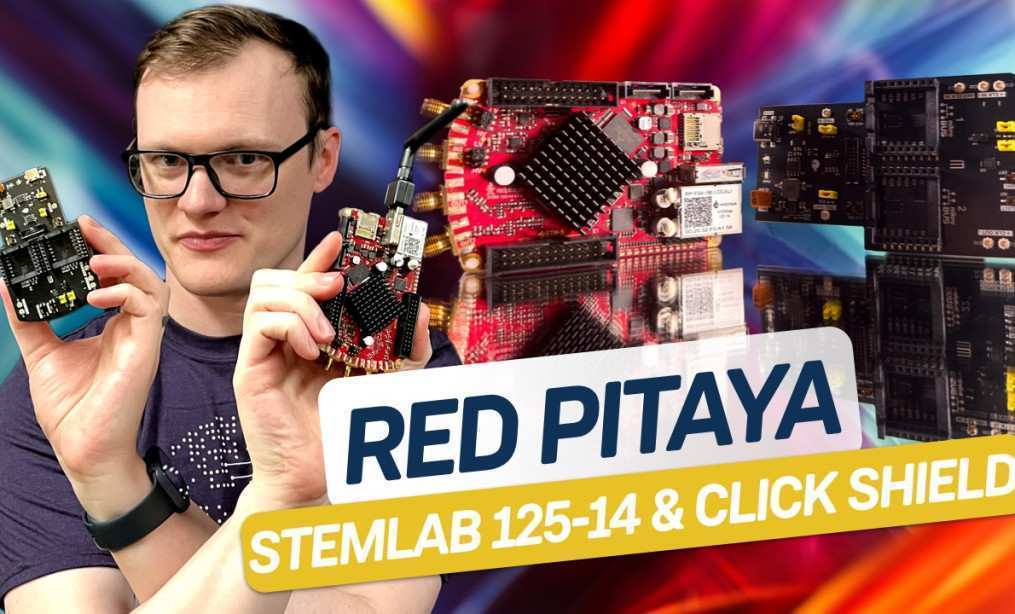 Red Pitaya + Click Shield = Endless Mikroe Add-On Board Capabilities!