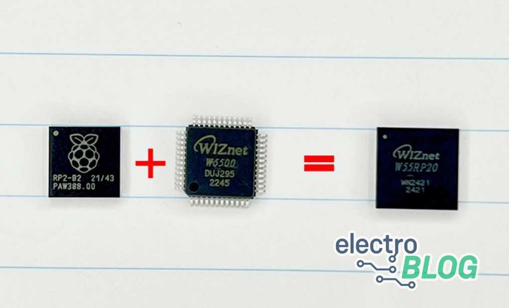 New Wiznet Chip: W5500 Ethernet Controller and RP2040 Integration