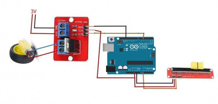 Dc Motor Mosfet Control Speed Using Arduino
