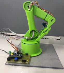 Stm32 Robot Arm With Smartphone Control