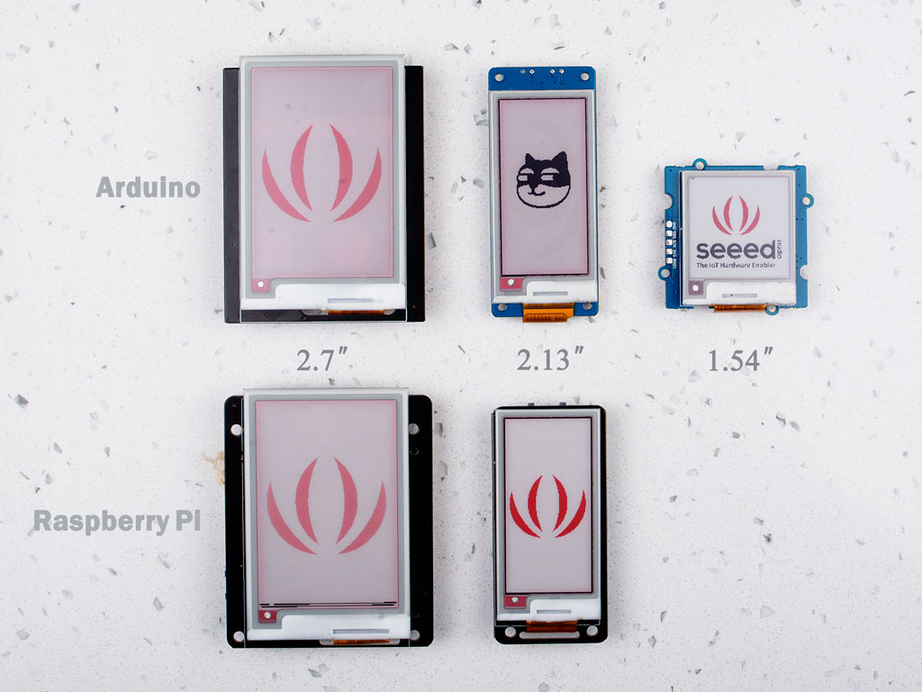 2.7'' Triple-color E-ink Shield For Arduino - 104030067