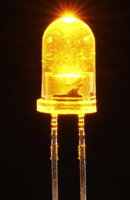 Super Bright Yellow 5mm Led (25 Pack) - 2700