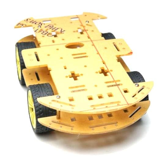 4wd Smart Robot Car 4 Wheel 2 Layer Chassis Kit - 110090263