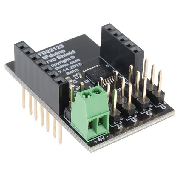 Rfduino - Servo Shield - DEV-13211