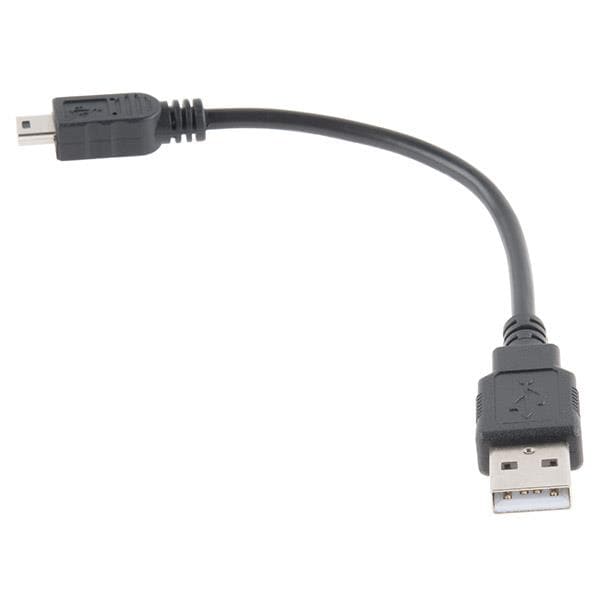 Usb Mini-b Cable 6" - CAB-13243