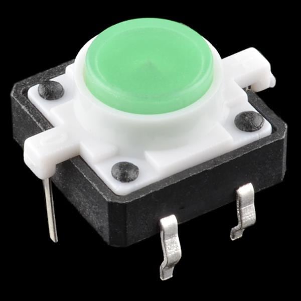 Led Tactile Button - Green - COM-10440