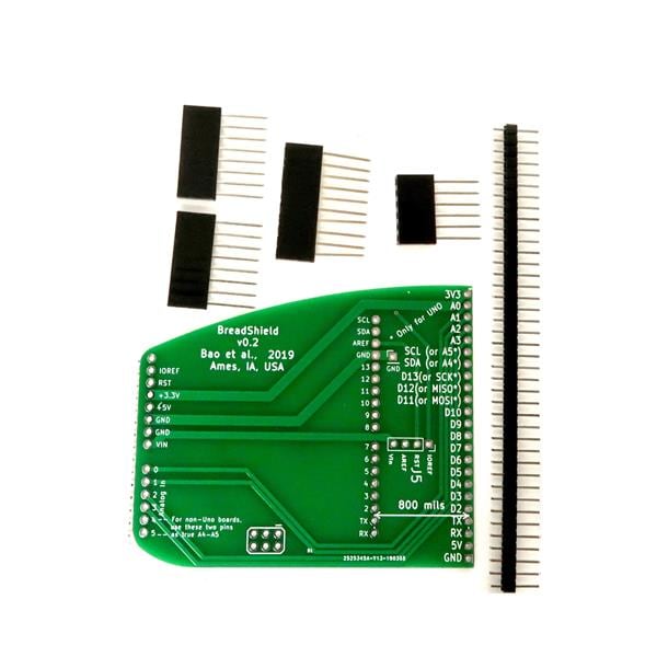 Unassembled Pcb Breadshield Board - CS-BREADSHIELD-01