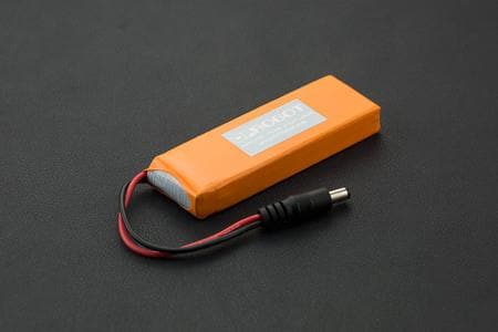 7.4v Lipo 2500mah Battery (arduino Power Jack) - FIT0137