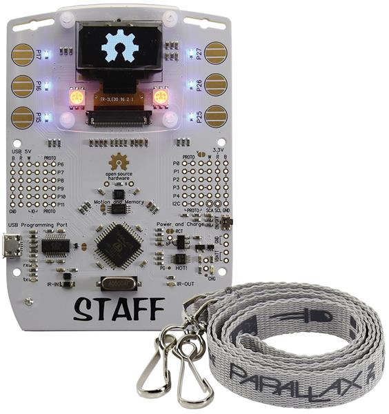 Hackable Electronic Badge - Staff - 20100