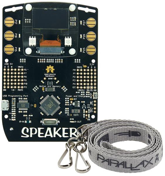 Hackable Electronic Badge - Speaker - 20200
