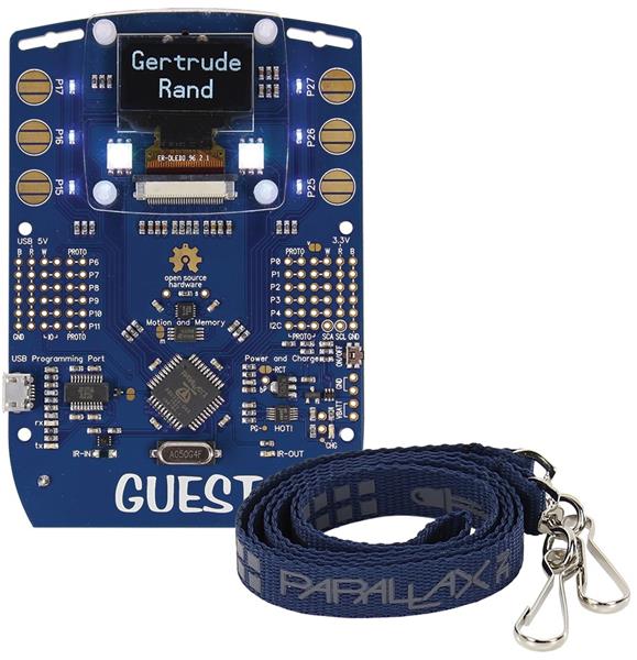 Hackable Electronic Badge - Guest - 20000