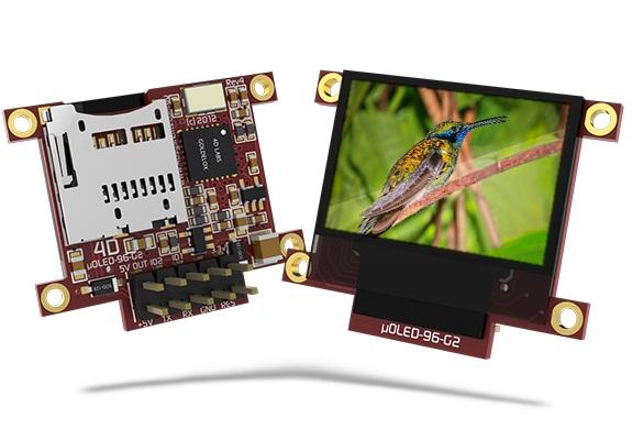 0.96" Smart Oled Mod W/goldelox - uOLED-96-G2