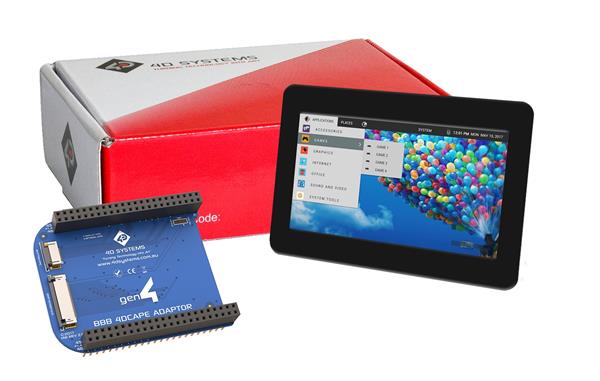 4.3", 480x272 Pixel, Lcd Cape For Beaglebone Black With Capacitive ...