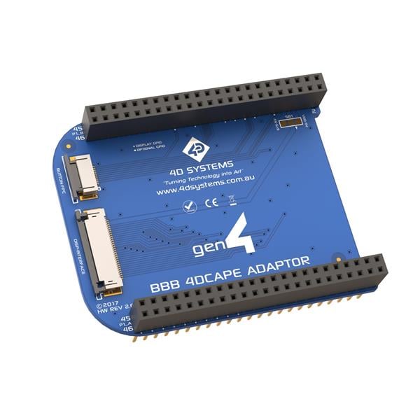 Adaptor Board For Connecting Gen4 4dcape Display To Beaglebone Black ...