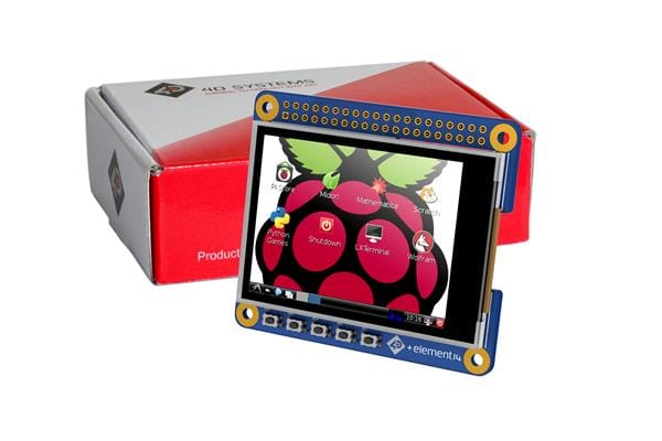 2.4", 320x240 Pixel Hat Primary Display For The Raspberry Pi With ...