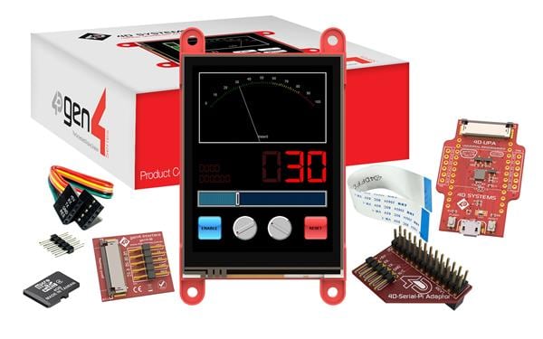 Starter Kit For Gen4-ulcd-32d With Usd-4gb Industrial, Gen4-ib, 4d-upa And 150mm Ffc Cable - SK ...