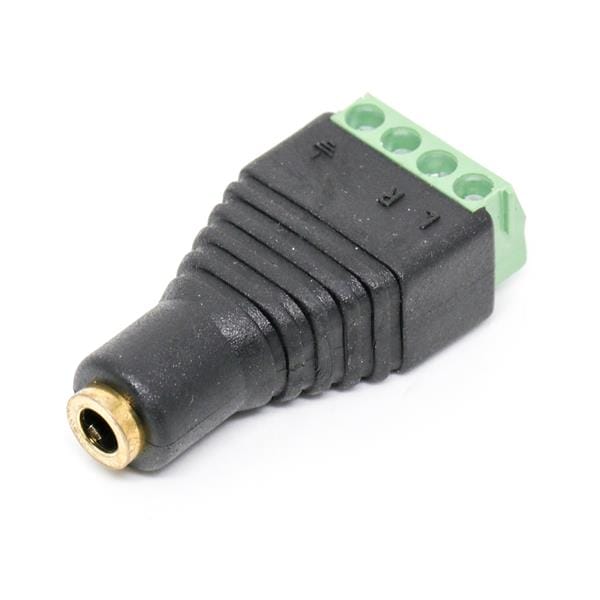 3.5mm (1/8) 4-pole (trrs) Audio Jack Terminal Block - 2915