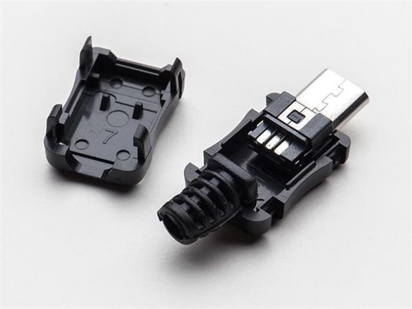 Usb Diy Connector Shell Micro-b Plug - 1390