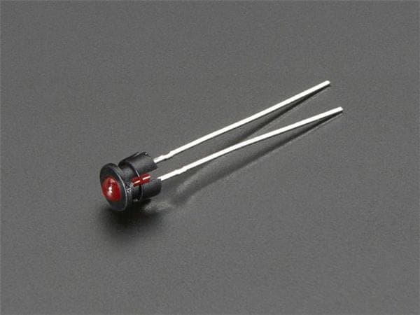 3mm Plastic Bevel Led Holder - Pack Of 5 - 2179