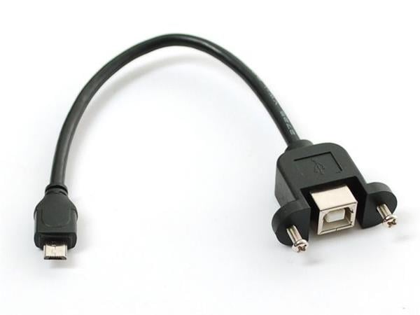 Panel Mnt Usb Cbl B Female-micro-b Male - 937