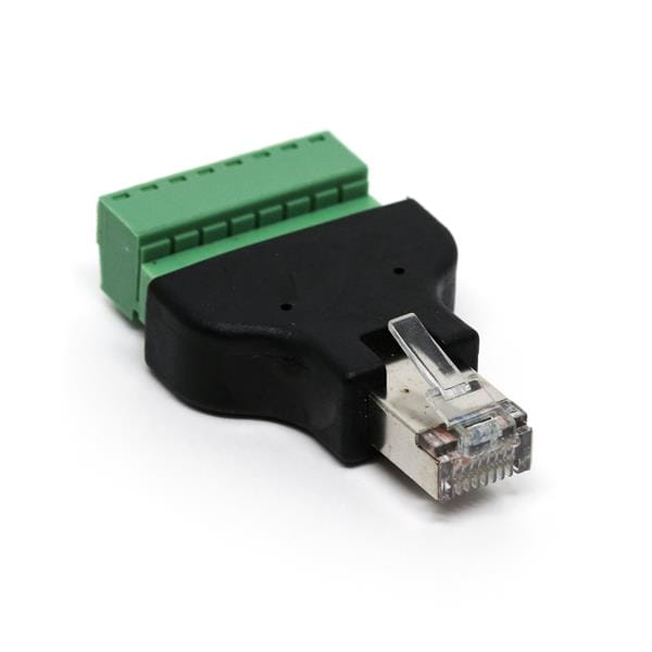 Ethernet Rj45 Male Plug Terminal Block - 2913