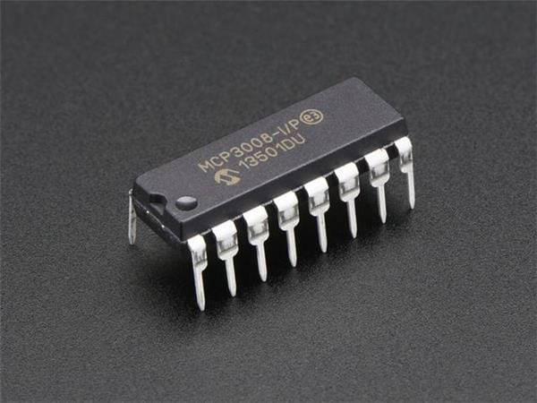 Mcp3008 - 8-channel 10-bit Adc With Spi Interface - 856