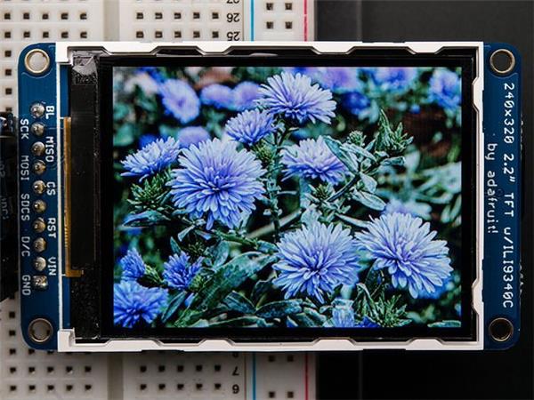 Engineering Sample Ncnr 2.2" Tft Lcd Display W/microsd Breakout - 1480