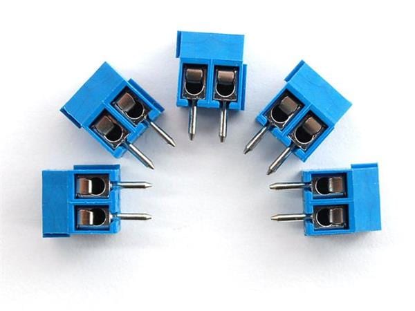 Terminal Block 2-pin 3.5mm 5 Pack - 724