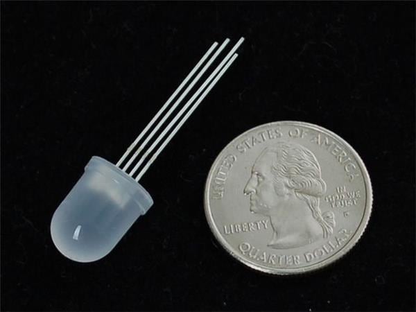 Diffused Rgb Led 10mm Tricolor 10pack - 848