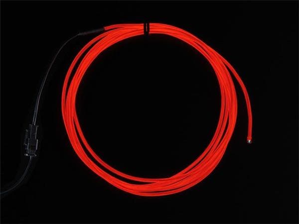 High Bright Red El Wire 2.5m - 403