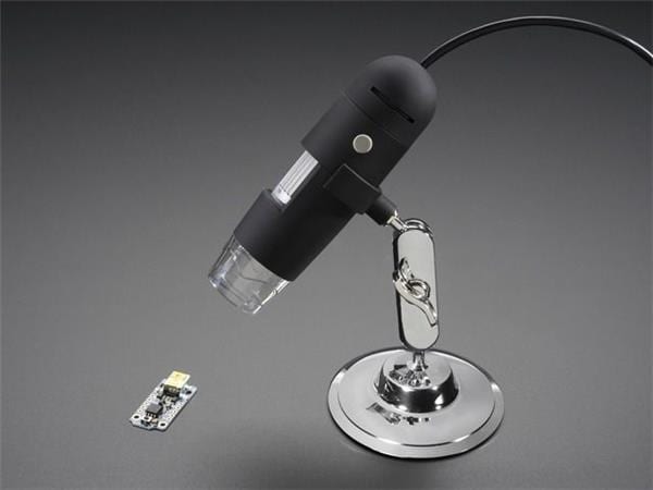 Usb Microscope - 5mp Interpolated 220x Magnification / 8 Leds - 636