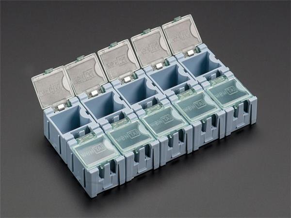 Tiny Modular Snap Boxes Blue 10 Pack - 427