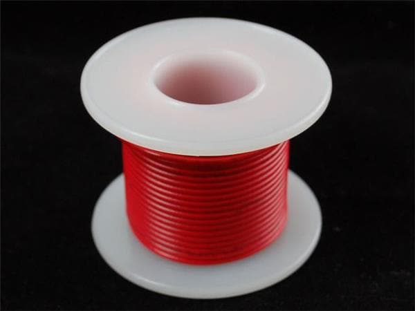 Hook-up Wire Spool Red 25ft - 288