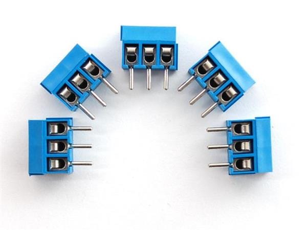 Terminal Block 3-pin 3.5mm 5 Pack - 725