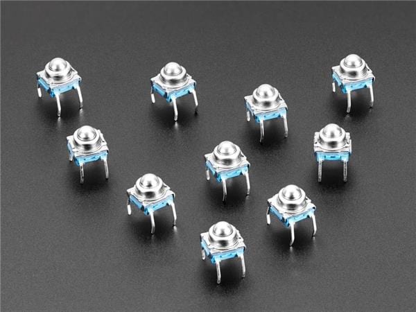 Metal Ball Tactile Button 10 Pack - 3347