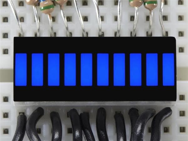 10 Segment Light Bar Graph Led Blue - 1815