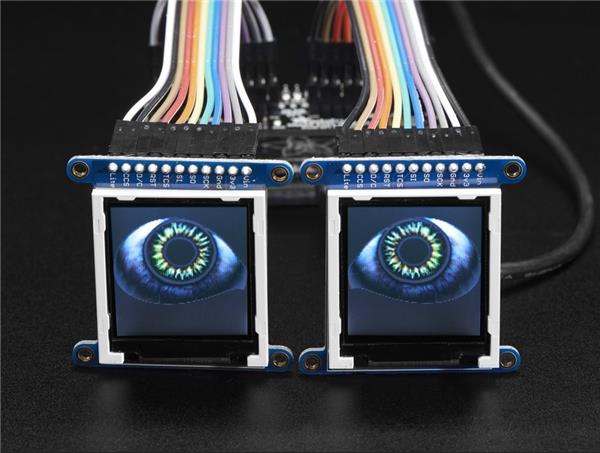 Animated Eyes Bonnet for Raspberry Pi - OLED/TFT Display Driver - 3356