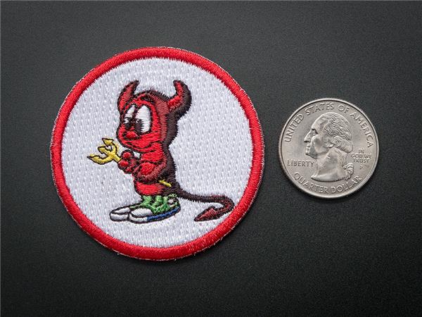 Bsd Daemon - Skill Badge Iron-on Patch - 656